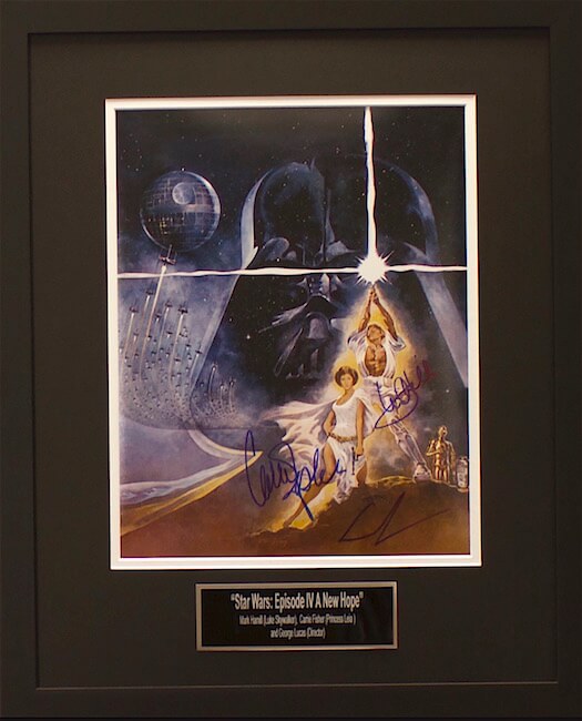 Autographed Star Wars Memorabilia For Your Charity Fundraiser